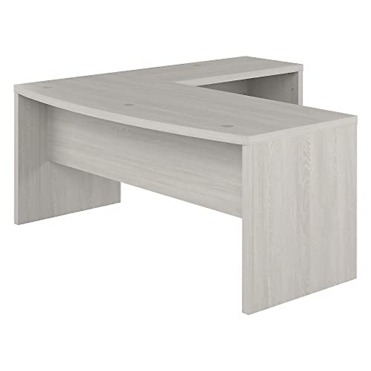 Bush Business Furniture Echo Bow Front L Shaped Desk, 72W, Gray Sand