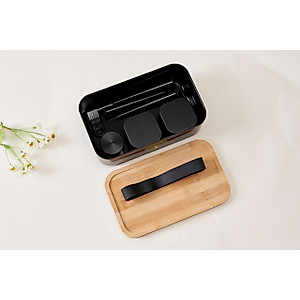 Misecrisa Stash Box with rolling tray - Air-Tight Storage Stash Box with Bamboo Tray - Portable Decorative Box for Herbs (8inch)