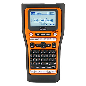 Brother P-Touch-E550W Hand-Held Labeler (UX0987),Black/orange