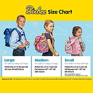 Bixbee Personalized Toddler Backpack, Blue Rocket Bookbag for Kids & Toddlers Ages 3 - 5 | Custom Backpack with Name for Boys & Girls | Water Resistant Monogrammed School Bag