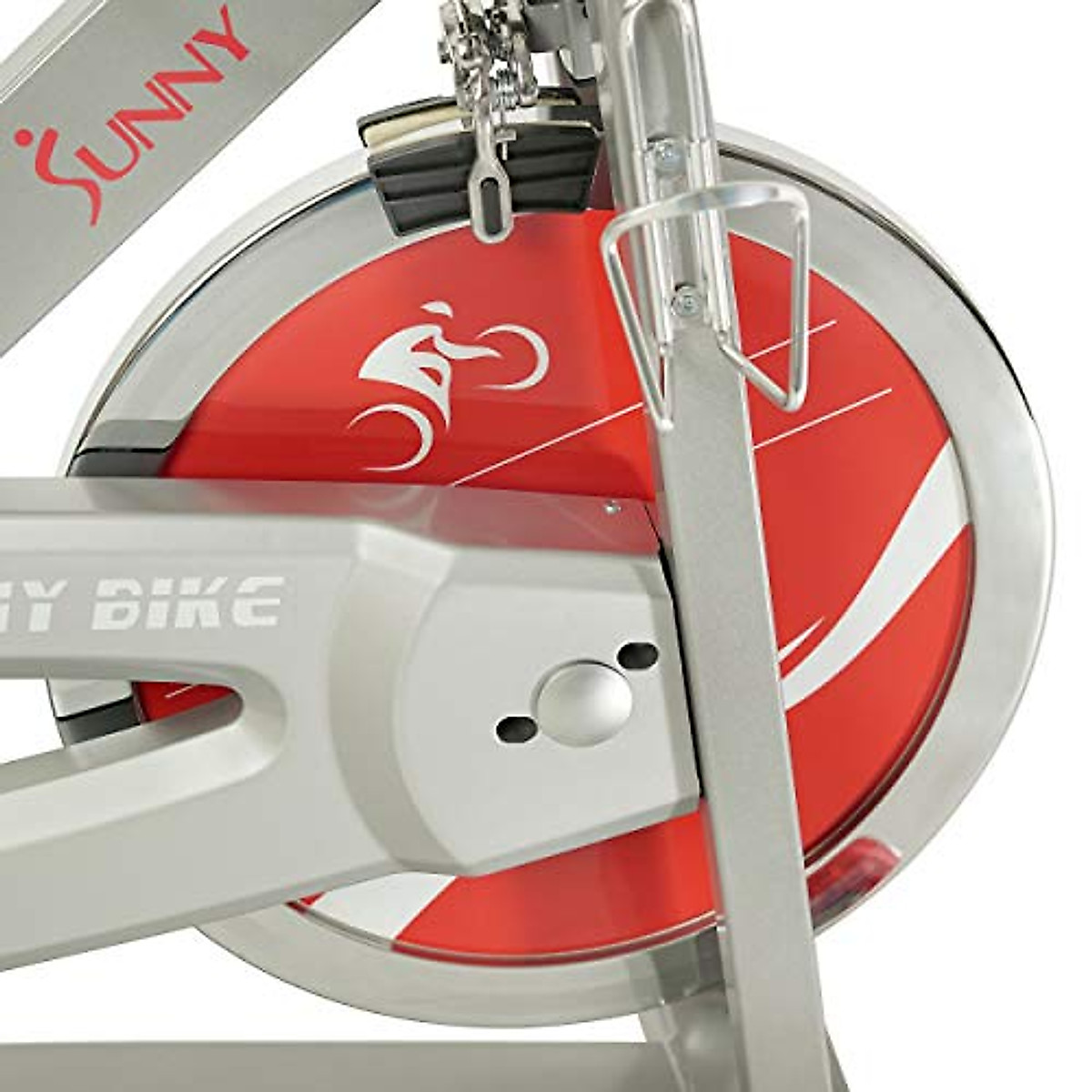 Sunny Health & Fitness Pro II Indoor Cycling Bike with Device Mount and Advanced Display – SF-B1995, Silver