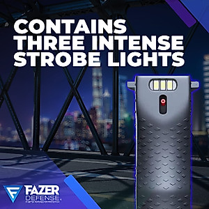 Smart Pepper Spray | 6-in-1 Features | 15 Feet Range, Free GPS Location, Blinding LED Flash, Powerful Alarm, UV Ink Tracking, Texts & Sends Voice Calls| Includes Free App | Refillable