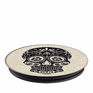 PopSockets: Collapsible Grip & Stand for Phones and Tablets - Sugarskull on Linen