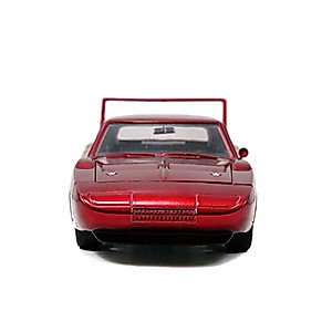 Jada Toys Fast & Furious Dom's Dodge Charger Daytona DIE-CAST Car, 1: 24 Scale Red (97060)