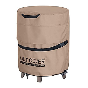 ULTCOVER Waterproof Patio Cool Bar Table Cover 19.5”(D) for Outdoor Party Cooler Side Table