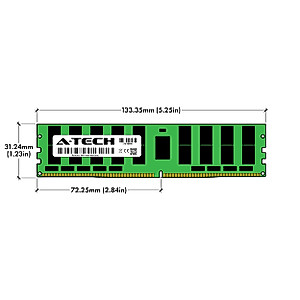 A-Tech 128GB Replacement for Samsung M386AAG40MMB-CVF - DDR4 2933MHz PC4-23400 ECC Load Reduced LRDIMM 288-Pin 4Rx4 1.2V - Single Server Memory RAM Stick (M386AAG40MMB-CVF-ATC)