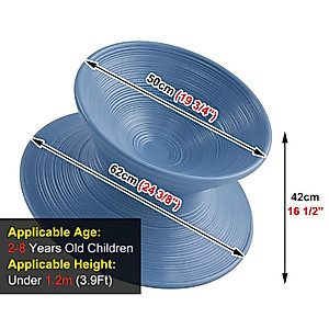 ENHEN 360° Swivel Gyro Chair Furniture, Outdoor/Indoor Rotating Spun Recliner, Relaxing Child Sense Sports Equipment for Backyard/Party/Bedroom