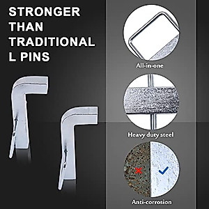 2PCS Snap L Pins Equalizer for Weight Distribution Equalizer Hitches Quiet Clip Pair Set