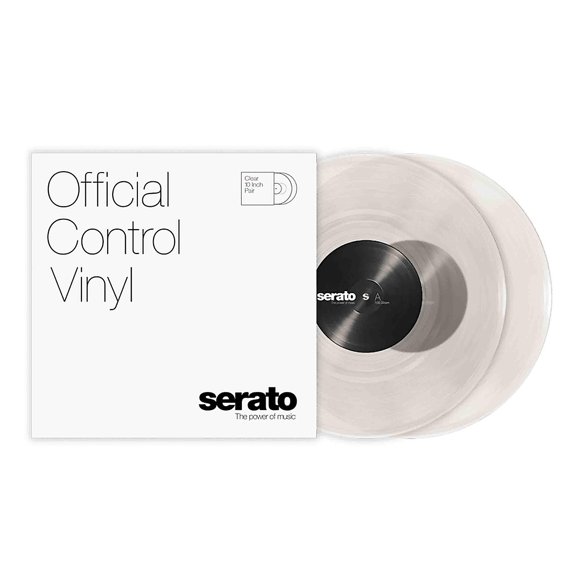 Serato 10" Standard Colors (Pair) CLEAR