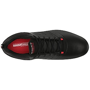 Skechers Men's Go Torque Pro Waterproof Golf Shoe Sneaker, Black/Red, 9 Wide