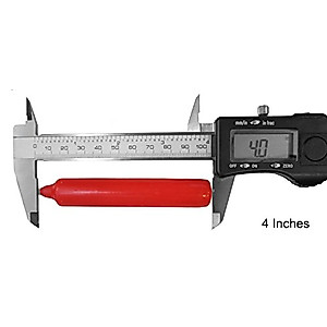 Jeka Kerzen Christmas Pyramid Carousel Candles, Large 17mm - Red