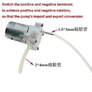 Submersible Sump Pump 3V 5V 12V Micro Gear Pump 360 Motor Pump Small Self-priming Pump Transfer Pump
