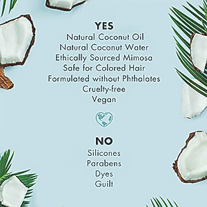 Love Beauty and Planet Volume and Bounty Thickening Shampoo and Conditioner For Volume and Fine Hair Care Coconut Water & Mimosa Flower, Paraben Free, Silicone Free, and Vegan 13.5 oz 2 count