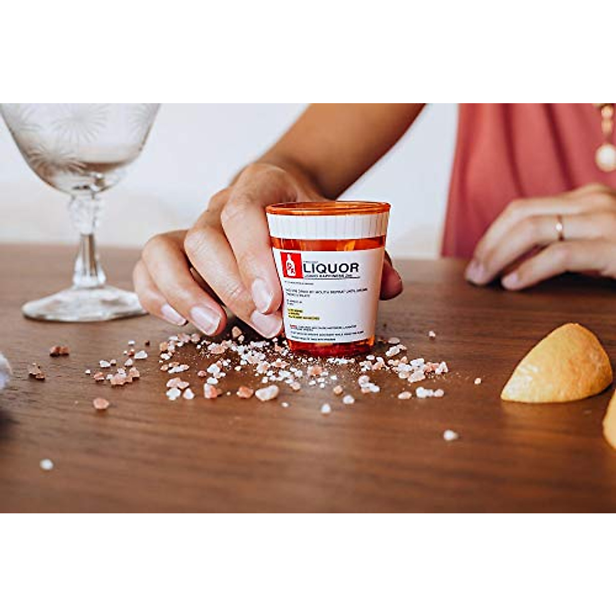 JUST FUNKY Rx Prescription 2-Ounce Shot Glass | Party Shot Glass For Barware Set Collection | Funny Drinkware for Cocktails, Whiskey, Tequila, Vodka, Adult Beverages