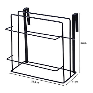 TradeVast Under Cabinet Kitchen Shelf and Chopping Board Holder,Storage Rack, Wall-Mounted Cutting Board Stand, Multipurpose Kitchen Cabinet Storage Organizer