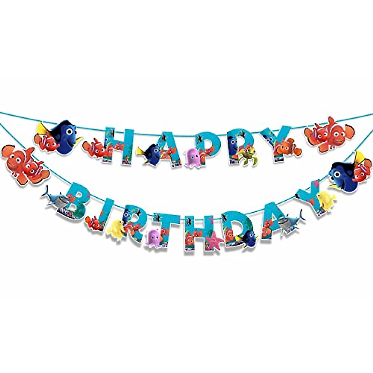 Seyal® Find Nemo Happy Birthday Banner