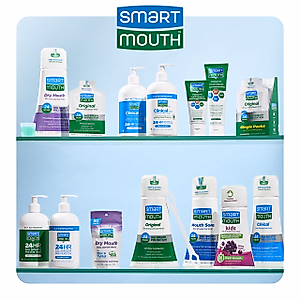 SmartMouth TSA Approved Travel Toothpaste & Oral Rinse - SmartMouth Original Activated Oral Rinse Packs & Travel Size Premium Toothpaste, 3.4 Ounce