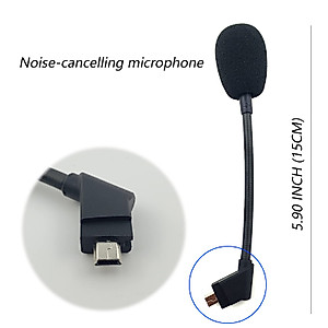 REEYEAR Mic Fits for Corsair Virtuoso RGB Premium/SE/XT Microphone,Noise Cancelling Replace Microphone Compatible with Corsair Virtuoso Wireless Gaming Headset