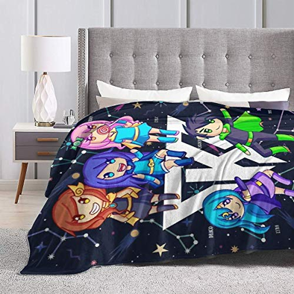 chengdouyixinhongyeshangmaoyouxiangongsi Its-Funneh The-Krew Blankets Super Soft Warm Throw Blanket,Ultra-Soft Micro Fleece Blanket, Warm, Lightweight, Throw for Home Bed, Sofa & Dorm