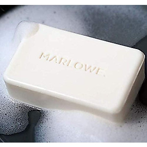 MARLOWE. No. 105 Bar Soap for Men 7 oz, Moisturizing Body Soap, Nourishing & Refreshing with Natural Extracts, Shea Butter, Olive Oil & Green Tea Extracts, Fresh Woodsy Scent