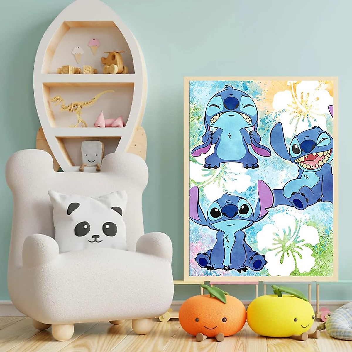 Ksxistiyt Diamond Art Painting Kits for Adults - Cartoon Full Drill Diamond Dots Paintings for Beginners, Round 5D Paint with Diamonds Pictures Gem Art Painting Kits DIY Adult Crafts Kits 12x16inch