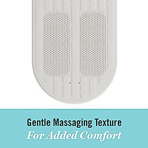 Medline Martha Stewart Bath Mat with Microban Mold-Resistant, Mildew Resistant For Tub, Shower, Bathtub, Bathroom – Slip- Resistant