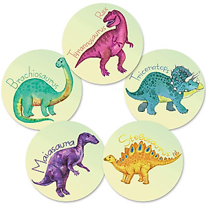Zonon 10 Pcs Potty Training Stickers Dinosaur Toilet Target Sticker Reusable Potty Targets Color Changing Pee Target for Kid Training Use (Dinosaur)