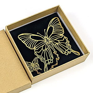 Metal Butterfly Bookmark for Teachers, Women, Book Marks Mothers Day, Christmas, Valentine's Day Gifts for Women, Girls, Readers, Book Lovers