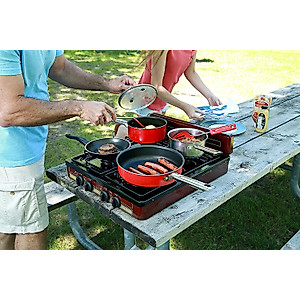 Koblenz PFK 400A Victoria 4-Burner Gas Stove, Bronze, 18" x 24, 16,000 BTUs