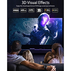 LEADSTAR HDMI Cable 4K 6 ft, High Speed HDMI 2.0 Cord Braided | 4K @ 60Hz, Ultra HD, 4K 2160p 1080p, ARC, 3D, HDCP 2.2 & CL3 Rated | for Laptop, Monitor, PS4, PS5, Xbox One, Fire TV - Grey