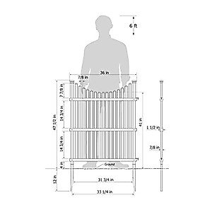 Enclo Privacy Screens ZP19036 Huntersville Privacy Screen, White & TERRO T800 Garbage Guard Trash Can Insect Killer - Kills Flies, Maggots, Roaches, Beetles, and Other Insects