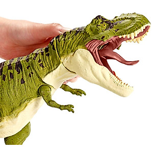 Jurassic World Tyrannosaurus Rex and Baby Tyrannosaurus Rex Jointed Dinosaur Figurines Toy Set for Children GCT98