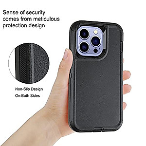Compatible with iPhone 14 Pro Max Case Heavy Duty Protective Phone Case,Military Grade Full Body Protection Shockproof/Drop Proof Durable Phone Cover for Apple iPhone 14 Pro Max 6.7"