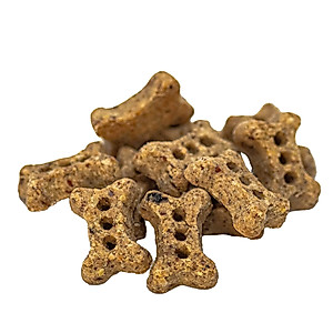 Naughty Spotty Dog Treat Box with UFO-Shaped Treat Dispenser, USA-Made Treats & Dental Chews, for Small (Blueberry Peanut Butter, Pumpkin & Duck Flavor).