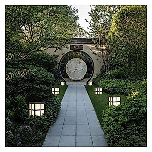 BytheM Wall Lamp Solar Pathway Lights OutdoorLED Solar Garden LightsWaterproof Solar Landscape Lights for Lawn Patio Yard Garden Walkway