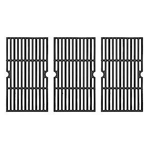 DcYourHome Matte Cast Iron Grill Cooking Grate for Charbroil 463420508, 463420509, 463420511, 463436213, 463436214, 463436215, 463440109, 463441312, 463441514, 463461613 Gas Grills Grid, 16 7/8"