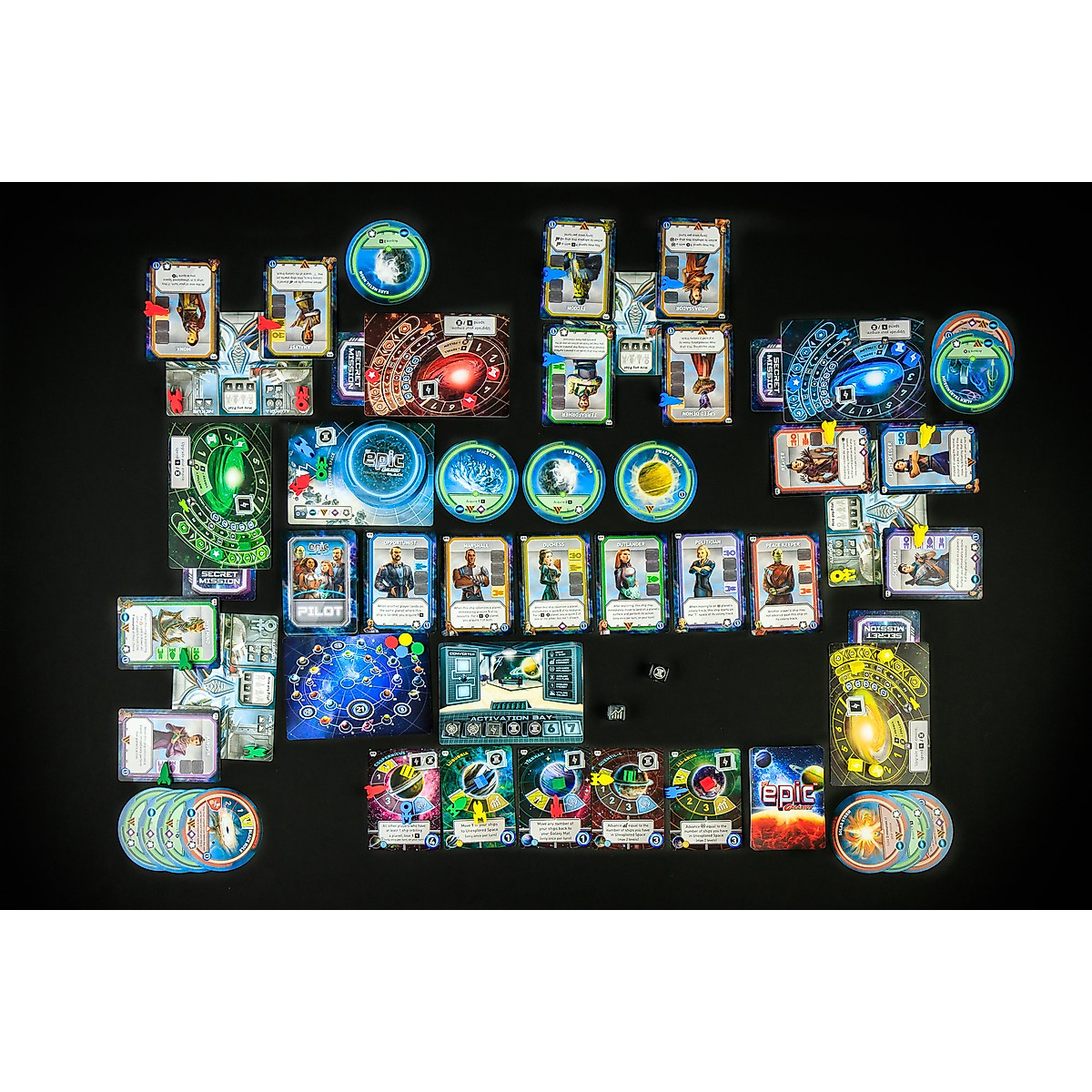 Gamelyn Games Tiny Epic Galaxies: Beyond The Black Space Board Game Expansion - Expand Your Galaxy