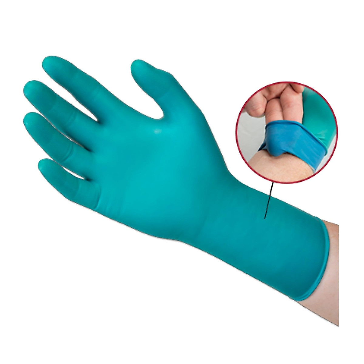 Microflex 93260090 Glove, Nitrile/Neoprene, Chemical Resistant, Powder-Free, 12", L