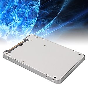 Septpenta NGFF M Key to M.2 NVME SSD Enclosure, High Speed Signal Enhancement Technology, NVME NGFF to SFF 8639 Adapter, with Switch Indicator Function Supports NVMe SSD and SATa NGFF SSD(White)