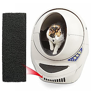 6 Pack Replacement Carbon Filters Compatible with Litter-Robot 3 – Activated Charcoal Cat Litter Box Filters Absorb Odors Keep Home Fresh – Thickness 0.6 inches