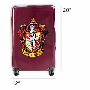 Harry Potter Luggage Carry On Hardshell Rolling Luggage Suitcase Travel Bag Gifts Merchandise Travel Stuff - Gryffindor