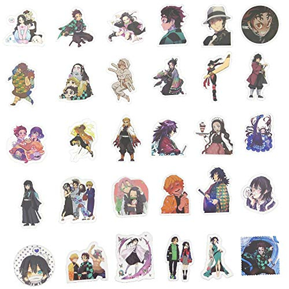 146 Pcs Demon Slayer Stickers Kimetsu no Yaiba Anime Sticker