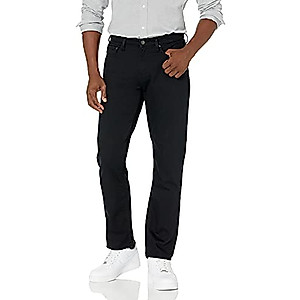 Amazon Essentials Men's Athletic-Fit Stretch Jean, Black, 38W x 32L