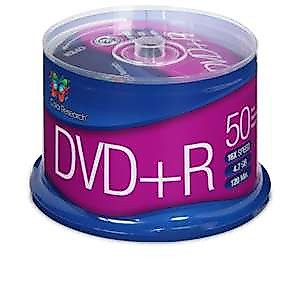 Color Research Cake Box DVD+R, 16X, 120 mins, 4.7GB, 50/Pk