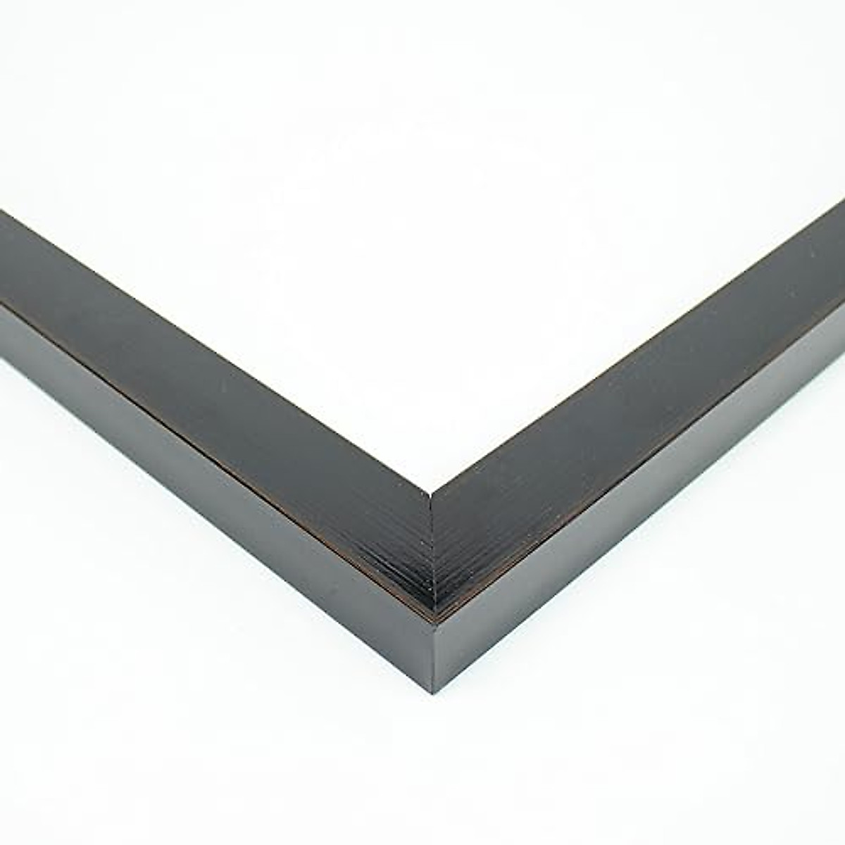 16x20 Frame Black Solid Wood Picture Frame Width 1.25 Inches | Interior Frame Depth 0.75 Inches | Anders Contemporary Photo Frame Complete with UV Acrylic, Foam Board Backing & Hanging Hardware