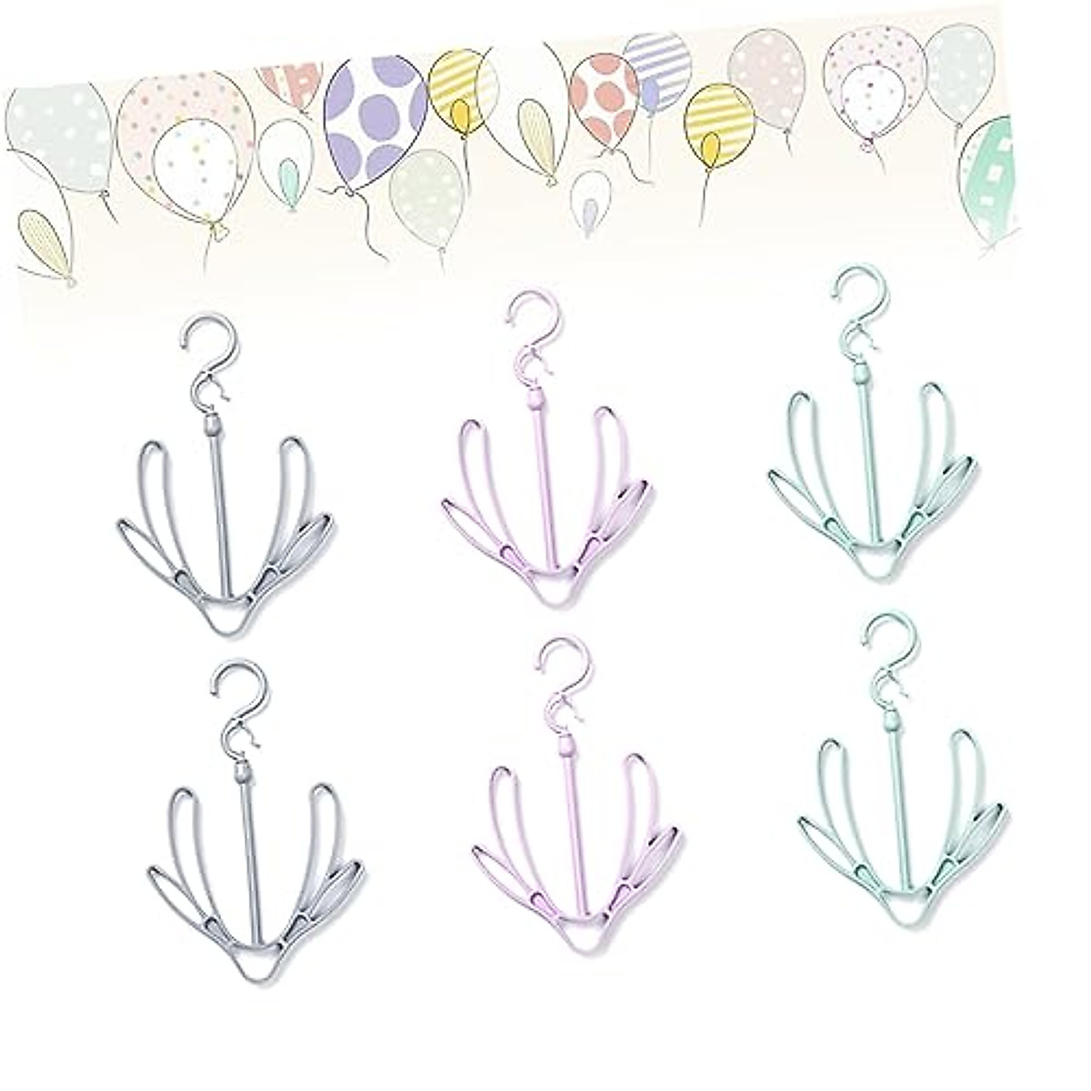 Cabilock 18 pcs Wall Mounted Clothes Drying Rack Sneaker Boots Hanger Hooks Dryer Shelf for Shoes Wall Drying Rack Shoes Drying Hanger Shoes Drying Rack Shoes Hook Shoes Hanger Hanging Robe