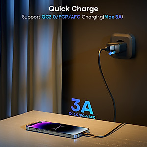 Zestiq USB C to USB Adapter (4 Pack), USB C Female to USB Male 3.0, USB Type C Adapter Compatible with iPhone 15/14/13/12, iPad Pro/Mini/air, Samsung Galaxy S21 S22 Plus/Ultra, MacBook/Laptop/Desktop