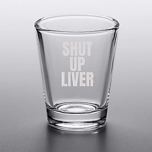 Alankathy Mugs Personalized Shot Glass 2 oz Sandblast Etched Names