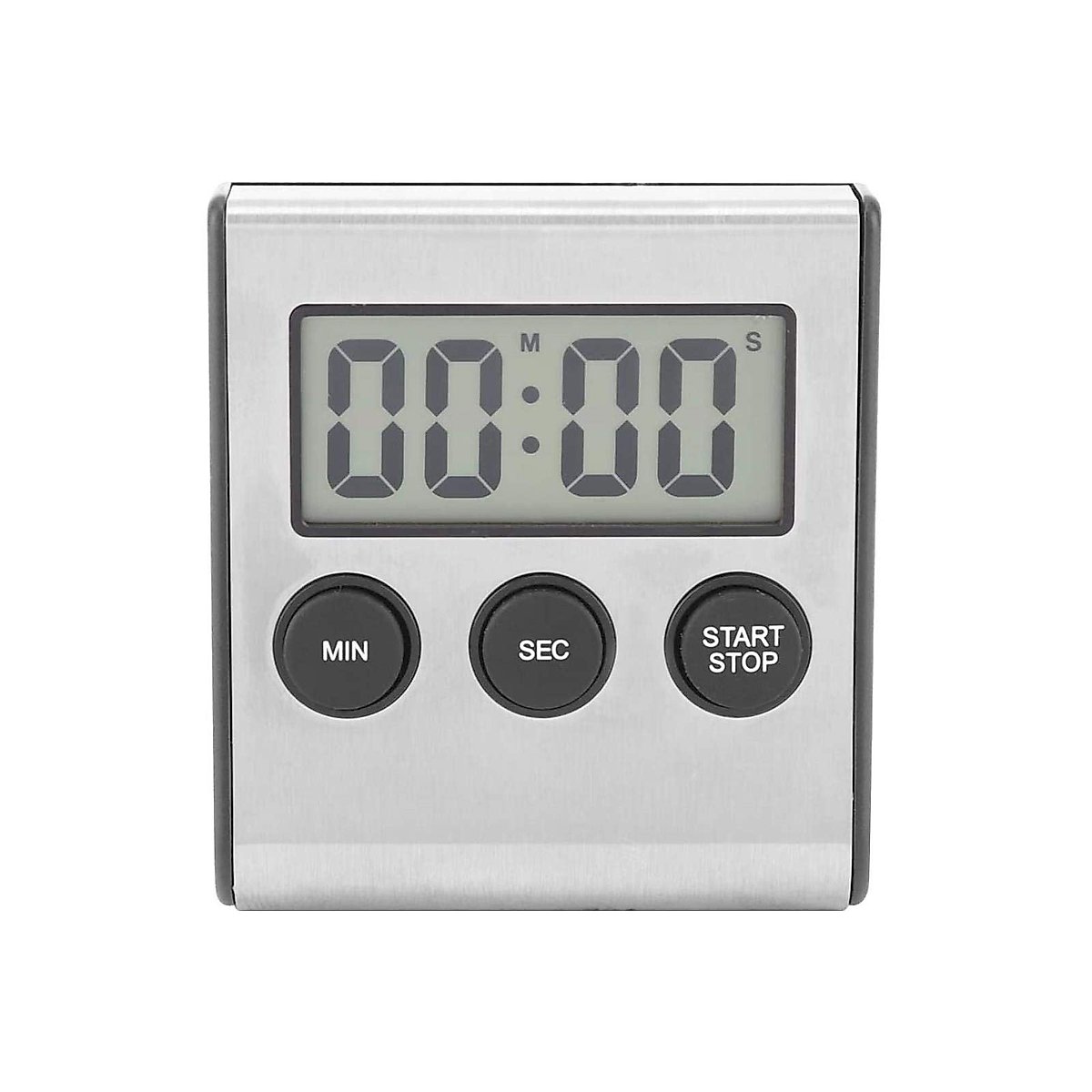 Digital Kitchen Timer Desktop Wall Mounted Timer Alarm Clock with Alarm Big Digit with Alarm, Big Digit, Back Stand