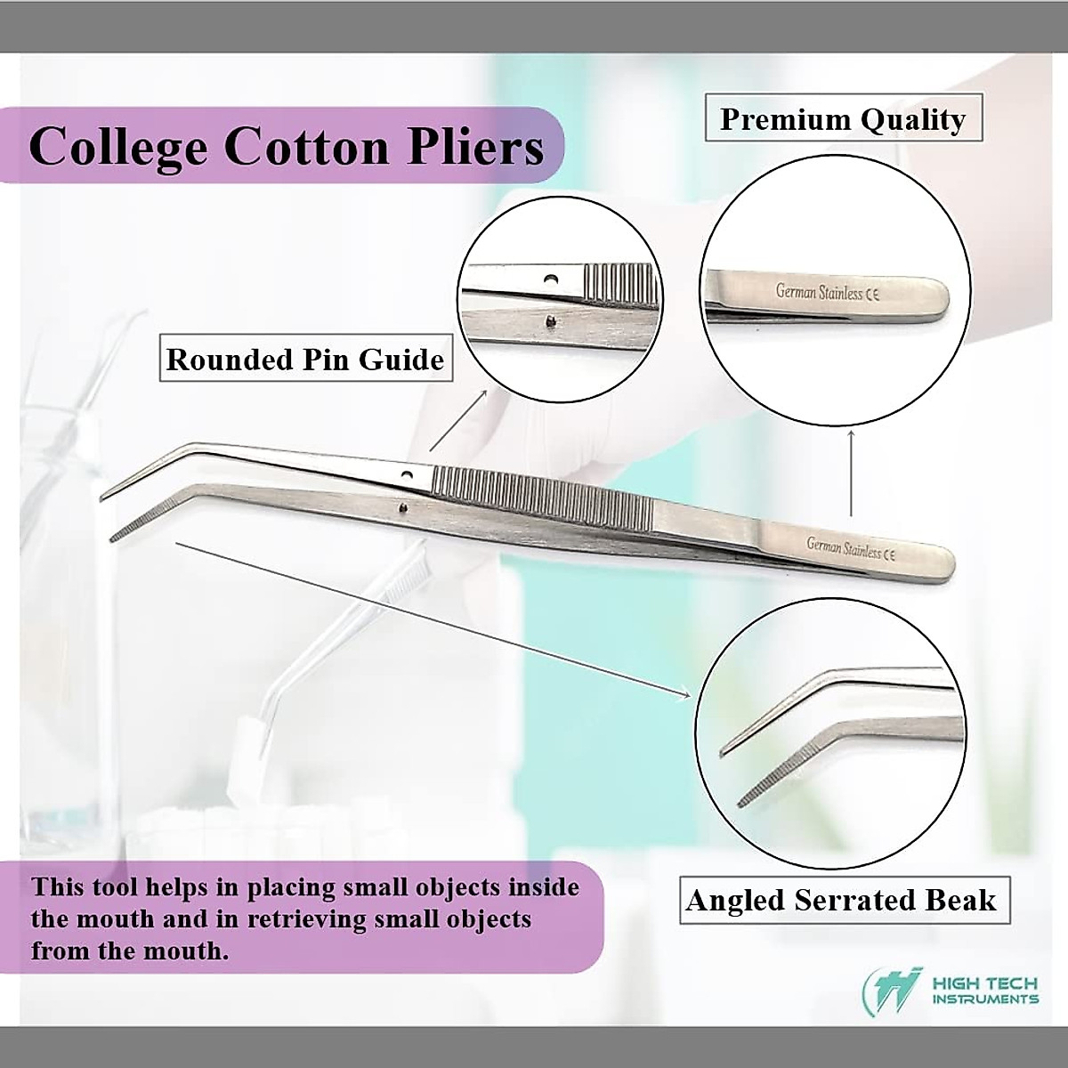 15 Pcs Oral Hygiene Kit Plaque Remover Professional Dental Picks Set Double & Single Ended Picks + Scraper, Mouth Mirror & Tweezers for Gum Care Cleaning Set Stainless Steel with Carrying Case